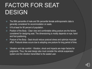 Automotive seat design | PPTX