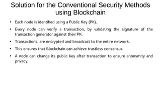 Automotive security with Blockchain Technology | PPT