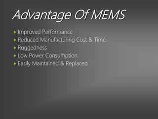 Automotive sensors mems | PPTX