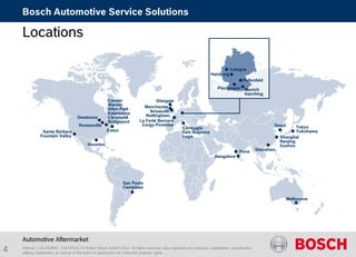 Bosch Automotive Service Solutions | PDF