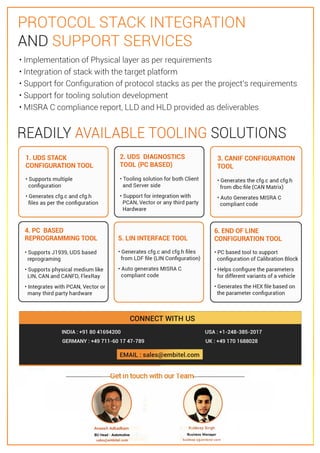 Library of Protocol Stacks for Automotive Vehicle Diagnostics | PDF
