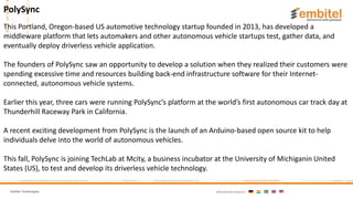 Automotive Technology Companies in USA, Silicon Valley | PPT