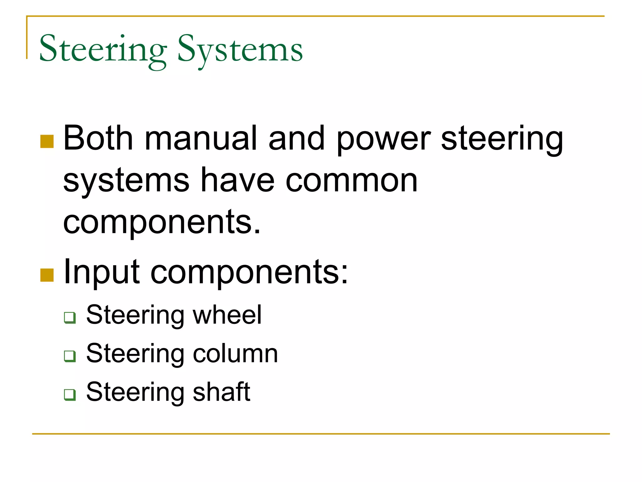 Automotive Steering Systems.ppt