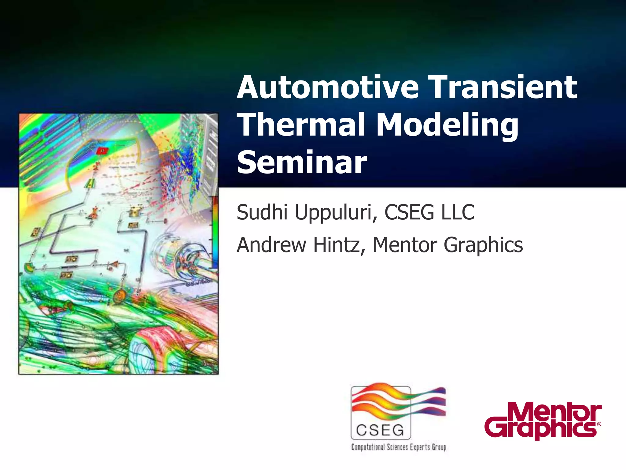Automotive transient thermal modeling seminar draft 5 | PPT