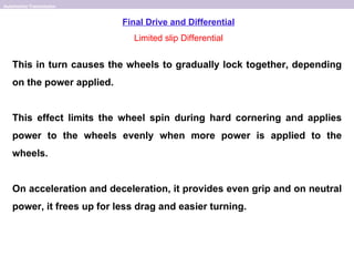 final drive and differential | PPT