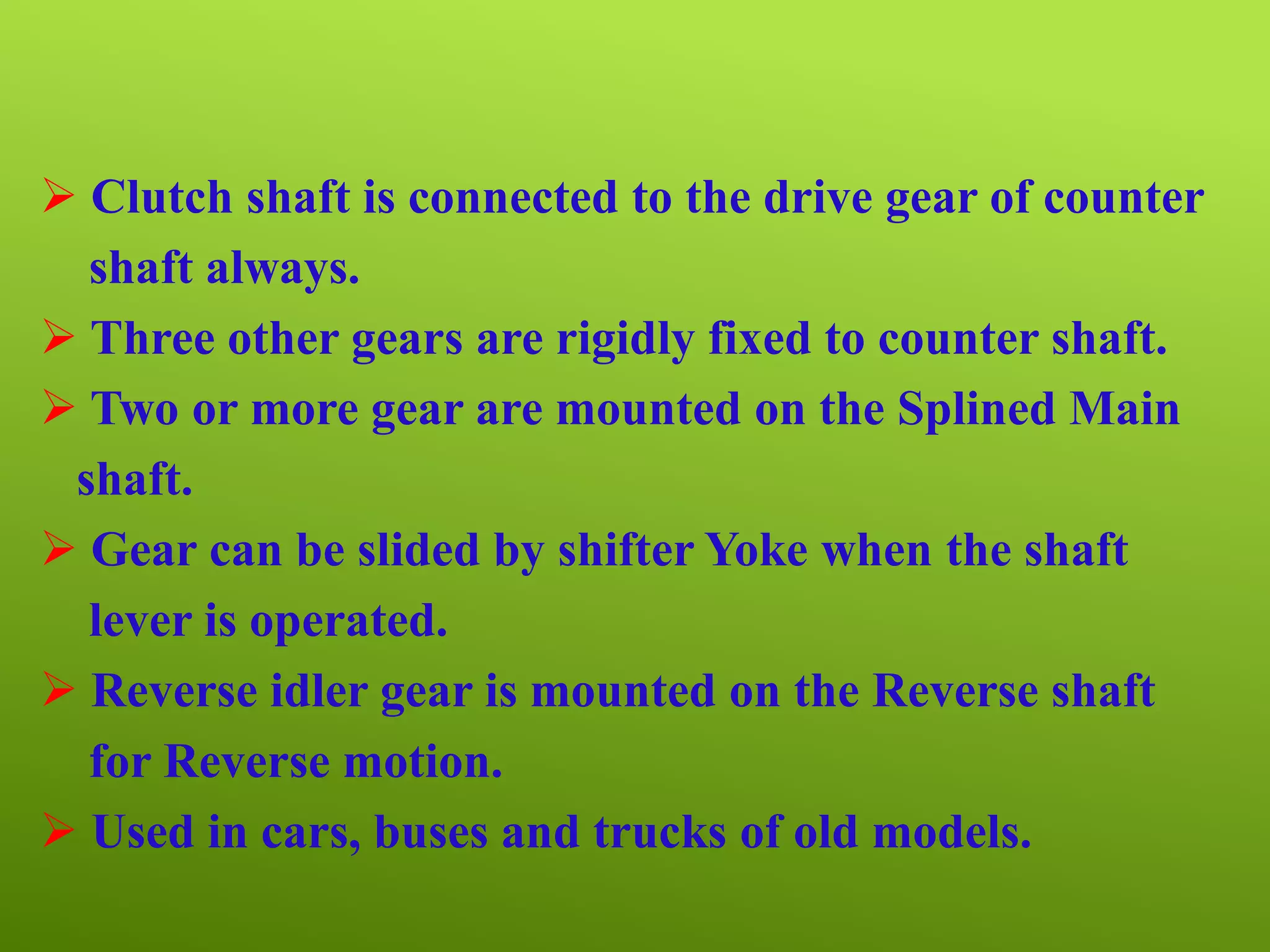 Automotive transmission mechanism | PPT