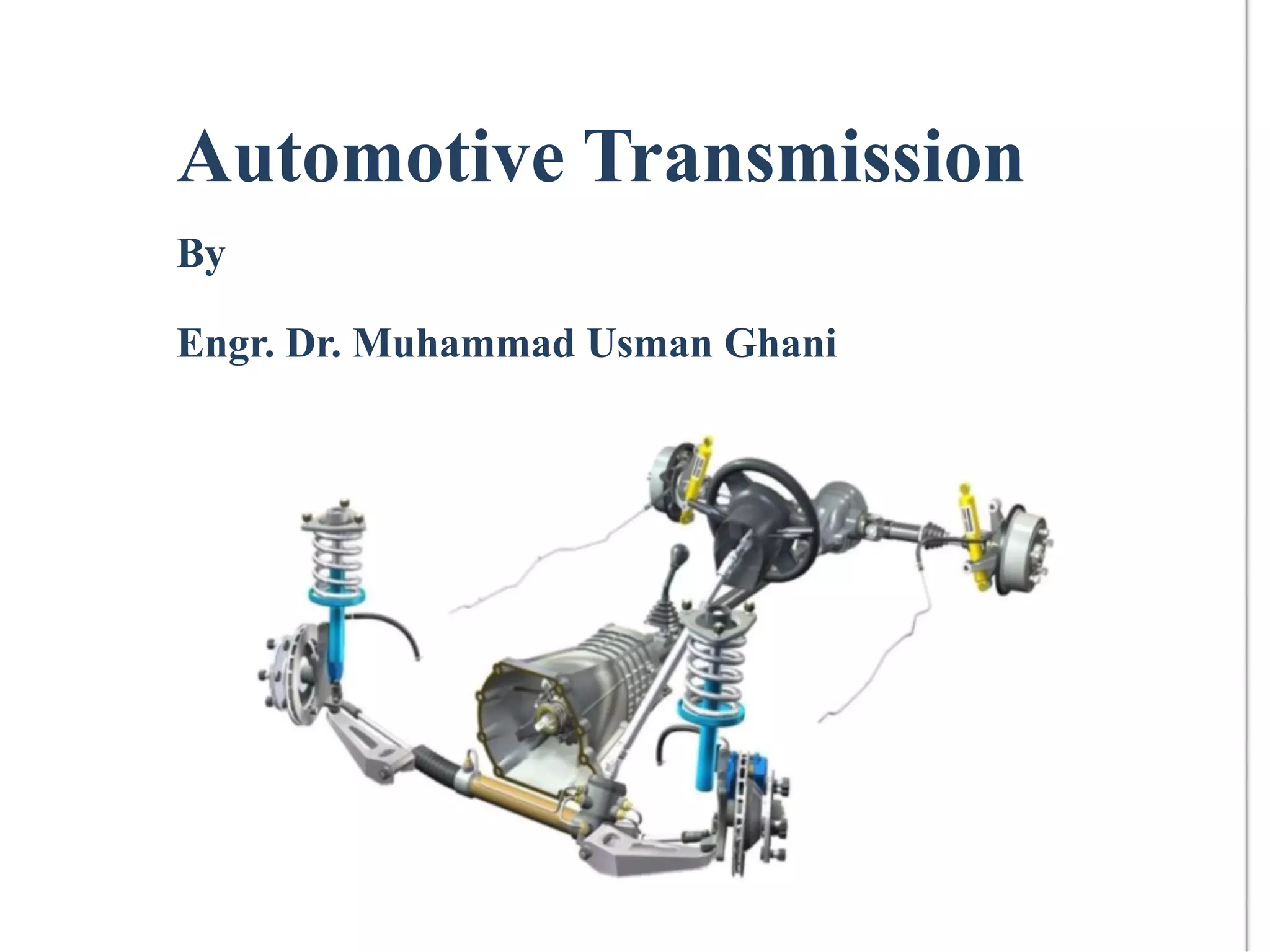 Automotive transmission system | PDF