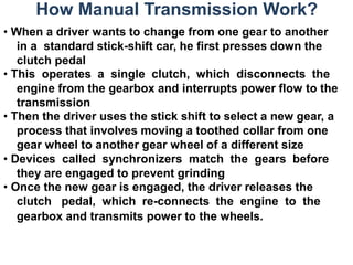 Automotive transmission system | PDF