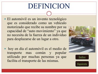 Automóvil presentación | PPTX