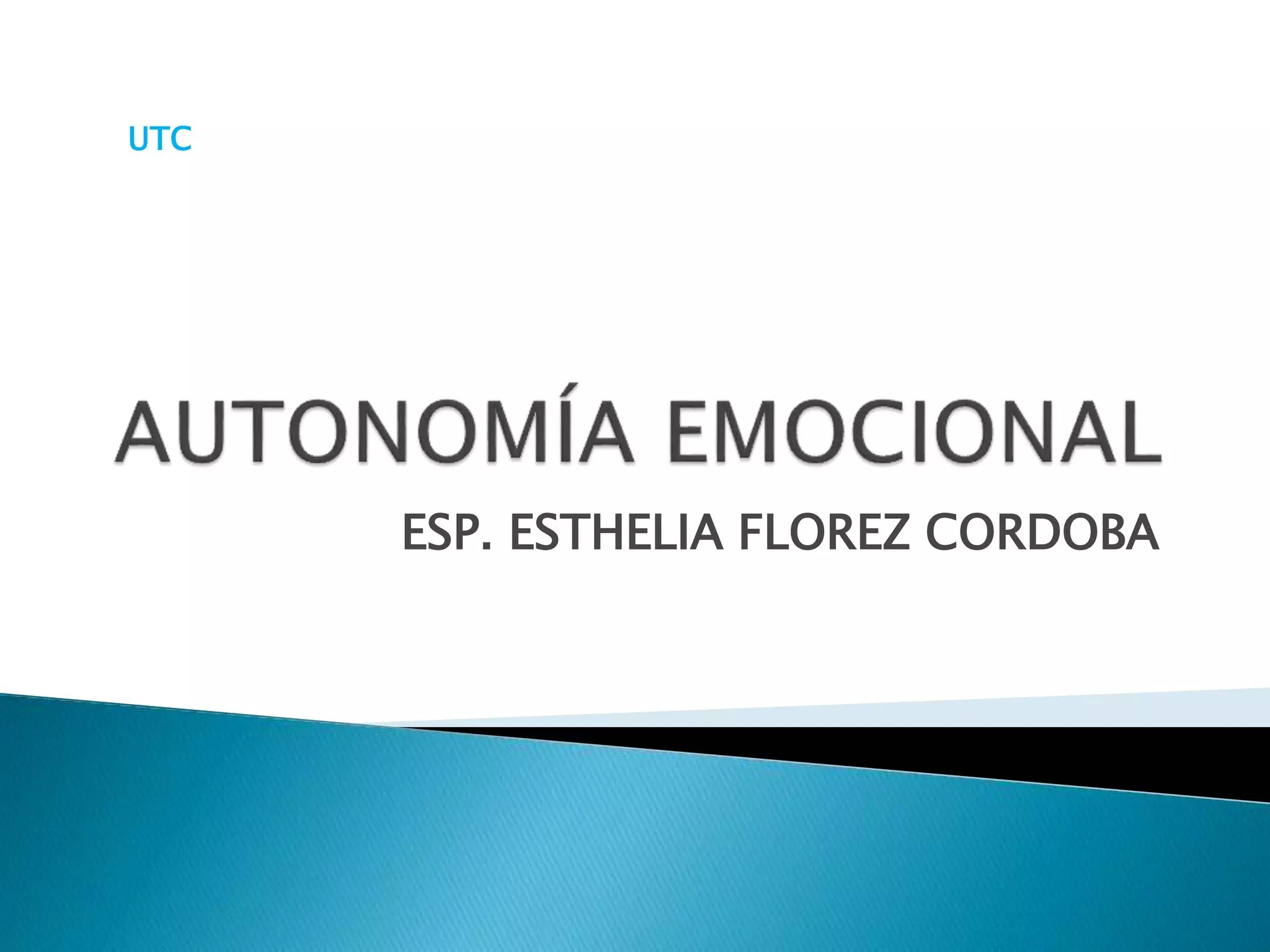 Autonomía emocional | PPT