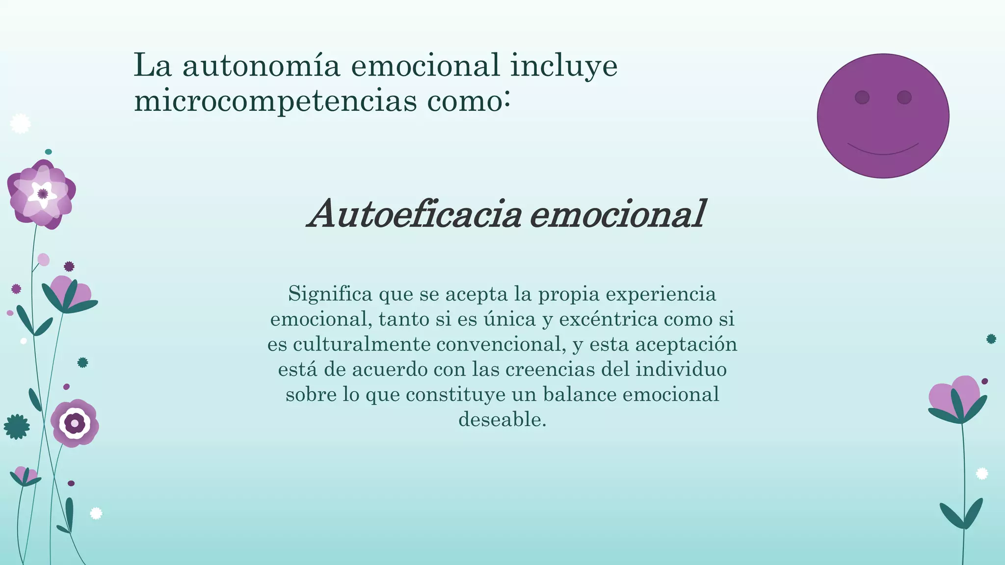 Autonomía emocional | PPTX