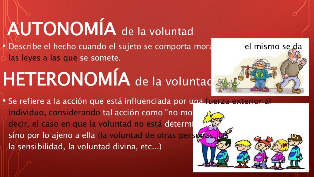 Autonomía y heteronomía