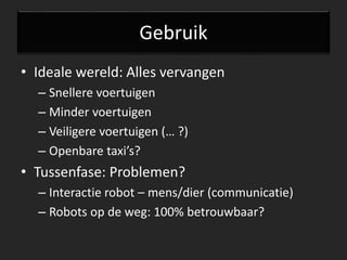 Autonome voertuigen | PPTX