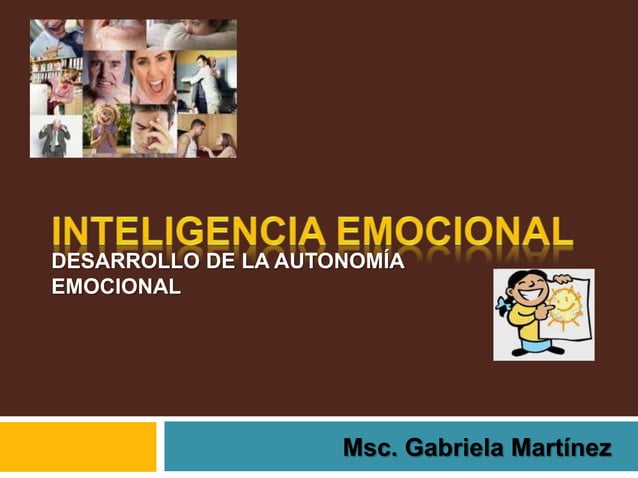 Autonomia emocional | PPSX | Daycare and Pre-School | Parenting