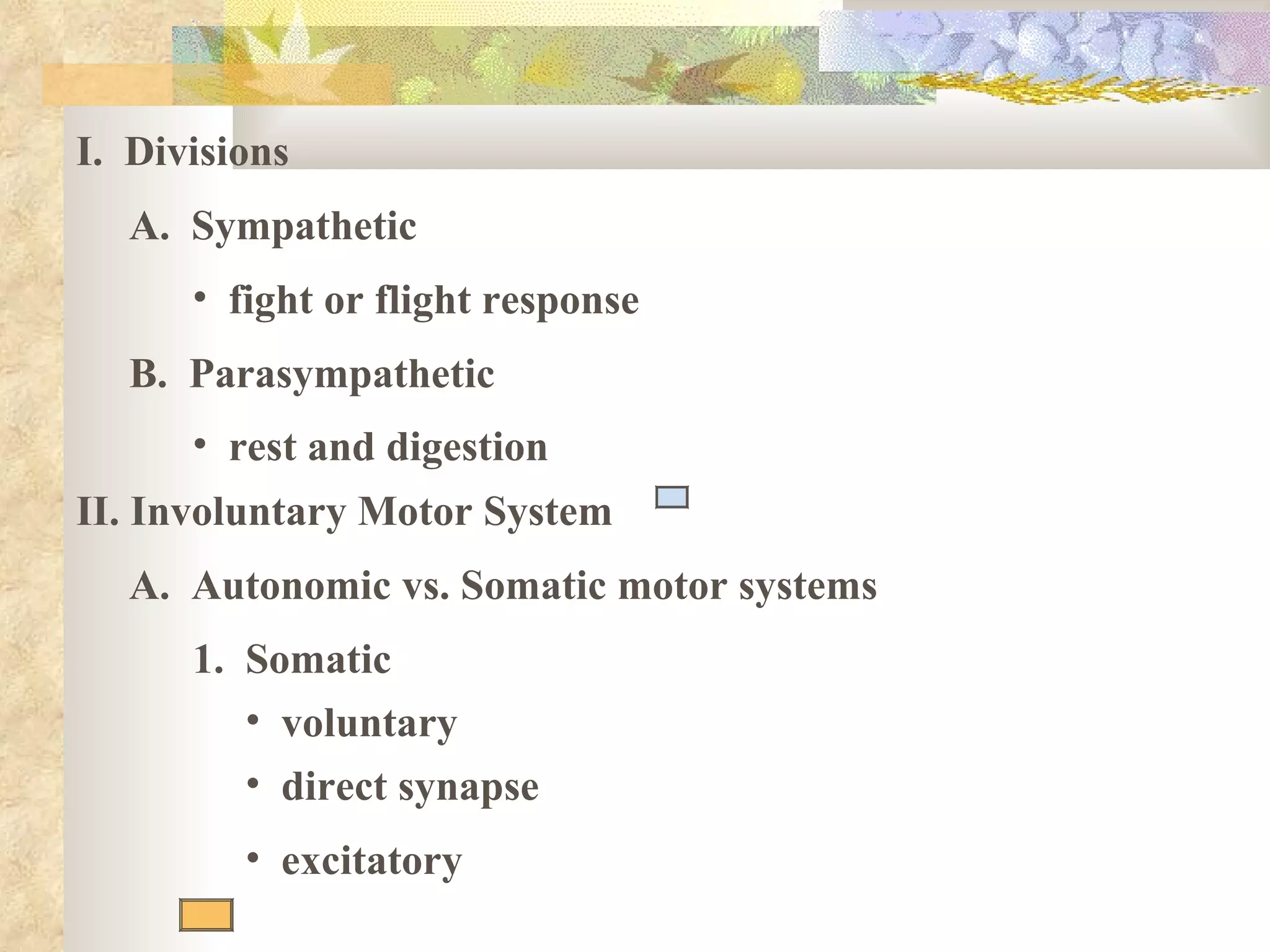 Autonomic Nervous System | PPT