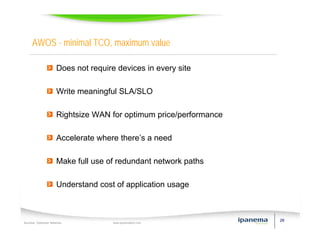 Autonomic WAN Optimization Systems (AWOS): The next generation for ...