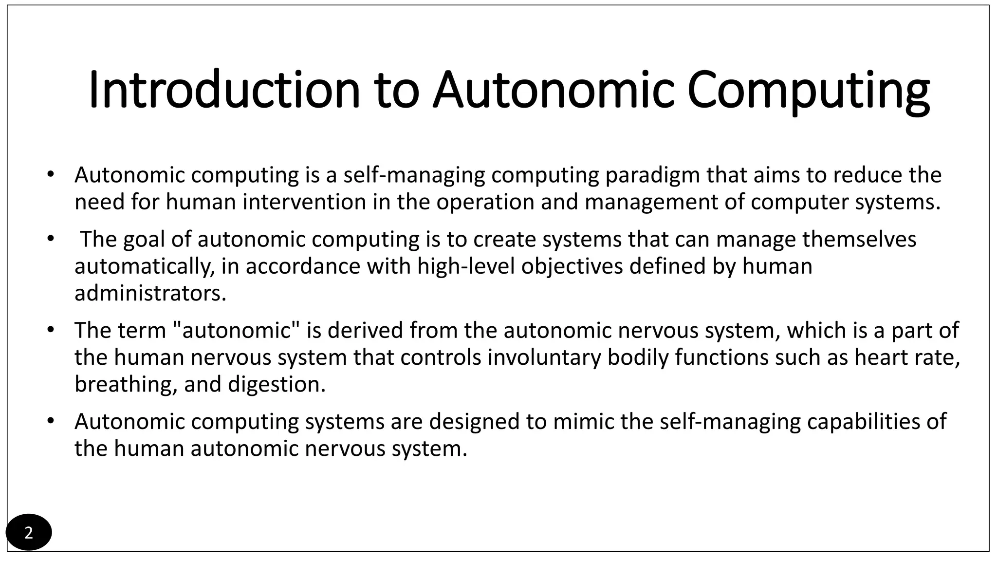 Autonomic Computing Pptx