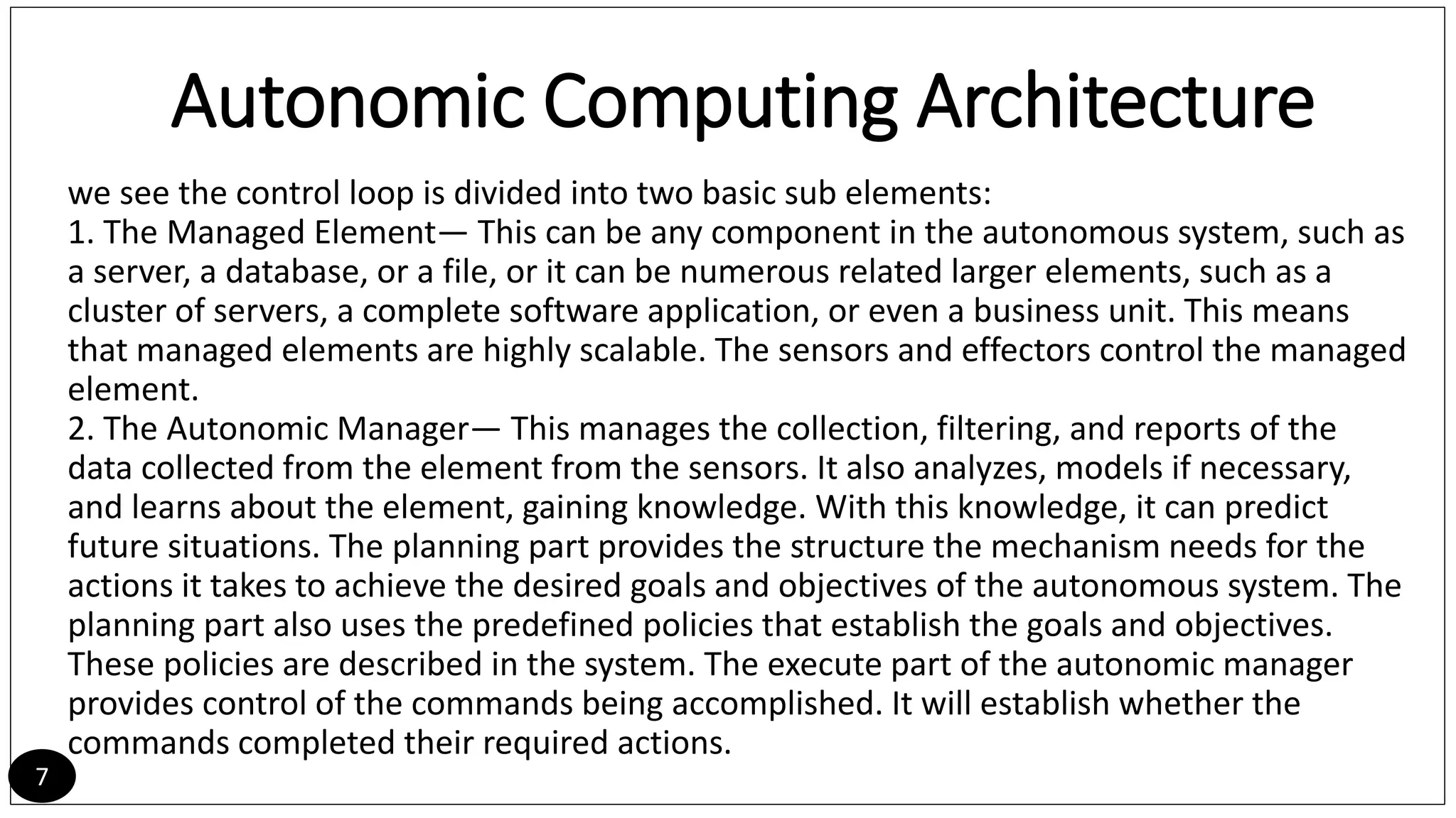 Autonomic Computing Pptx