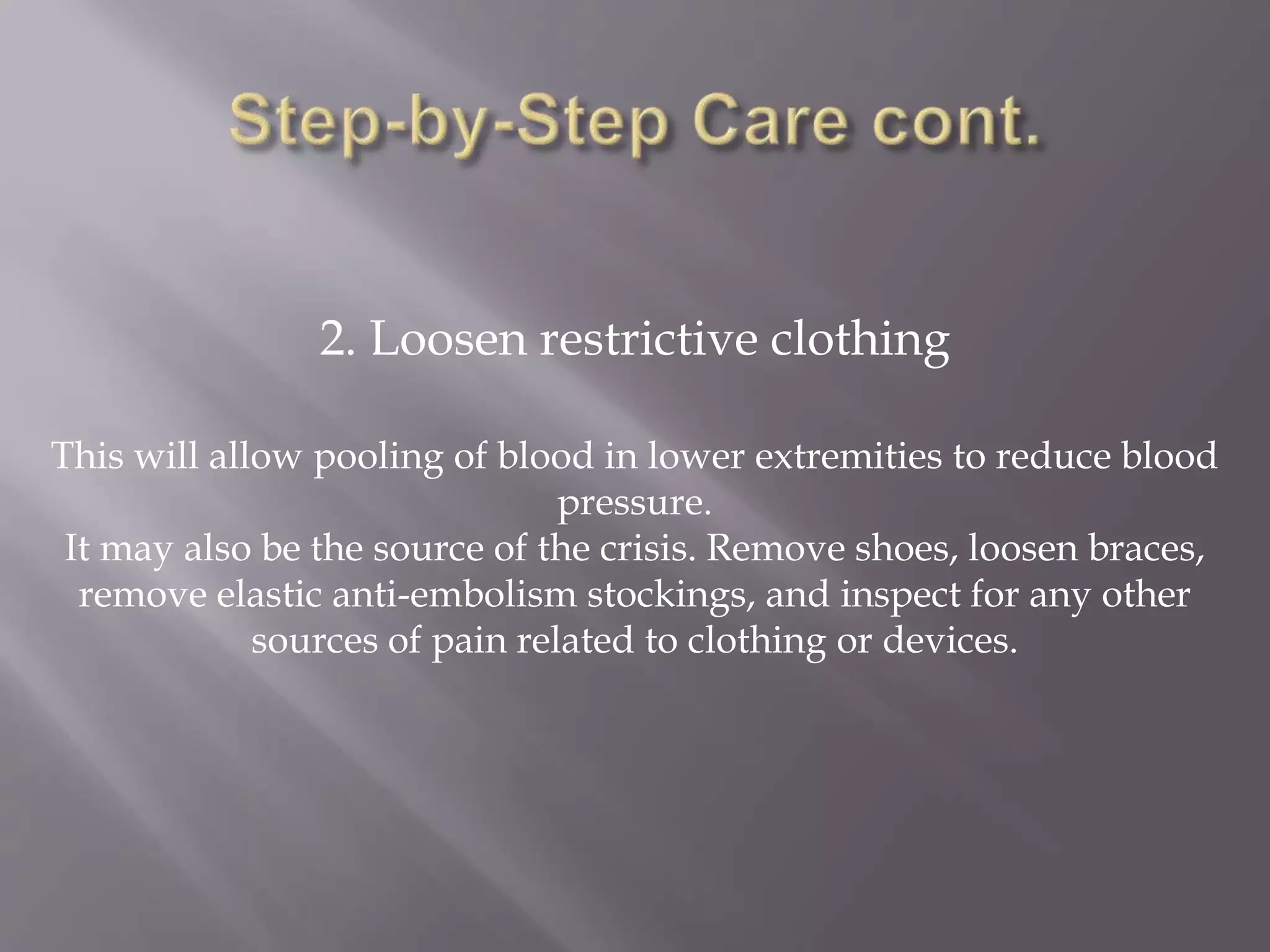 Autonomic dysreflexia in spinal cord injury | PPTX