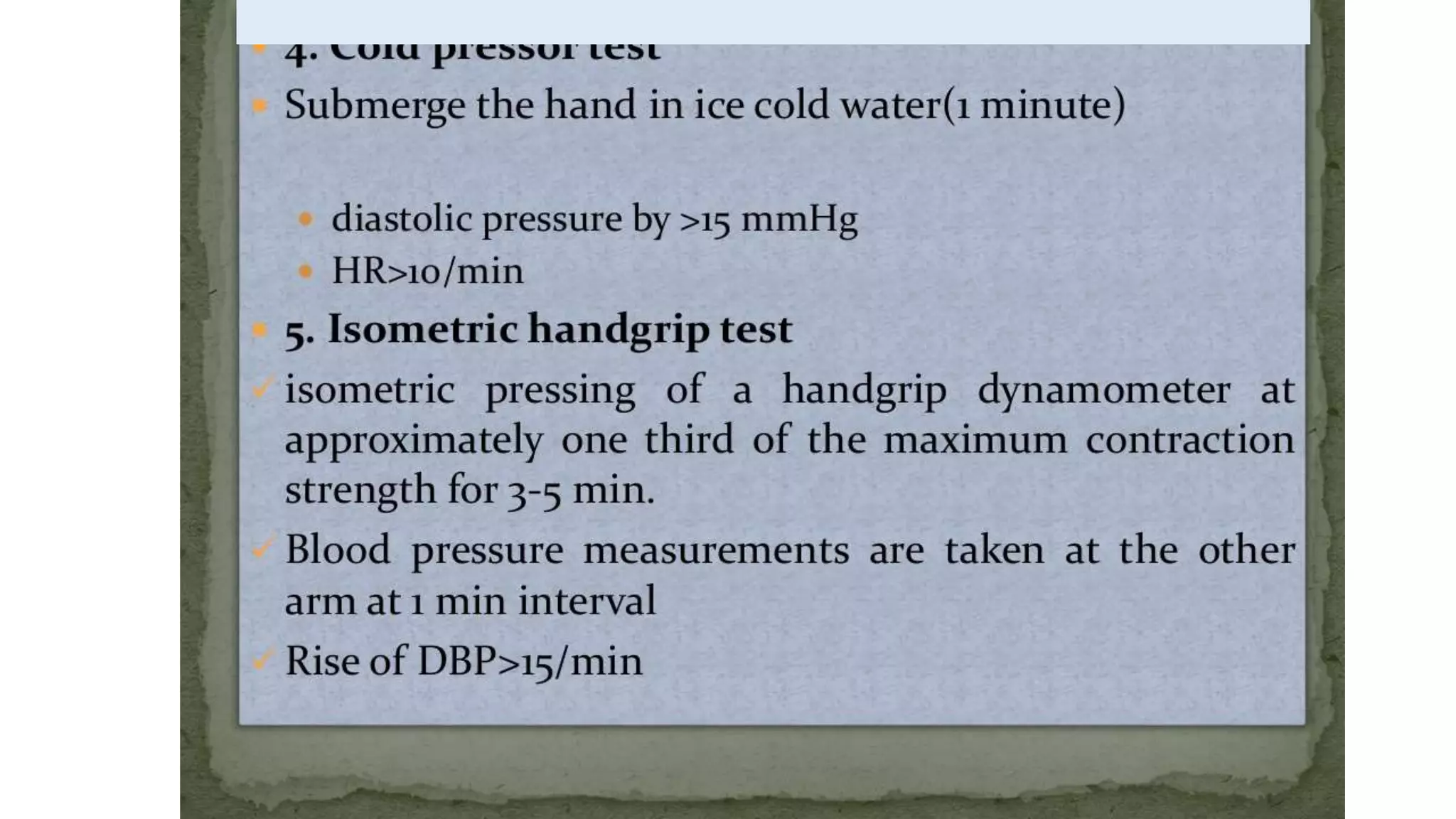 Autonomic function bedside tests | PPT