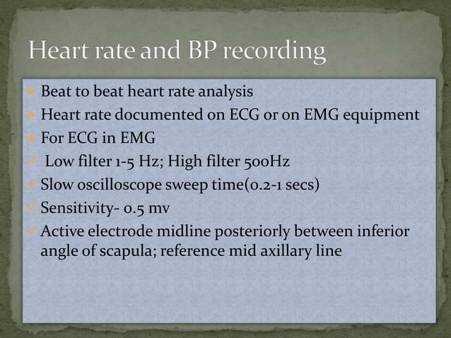 Autonomic function testing | PPTX | Heart and Cardiovascular Diseases ...
