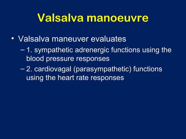 Autonomic function tests | PPT | Lung and Respiratory Health | Diseases ...