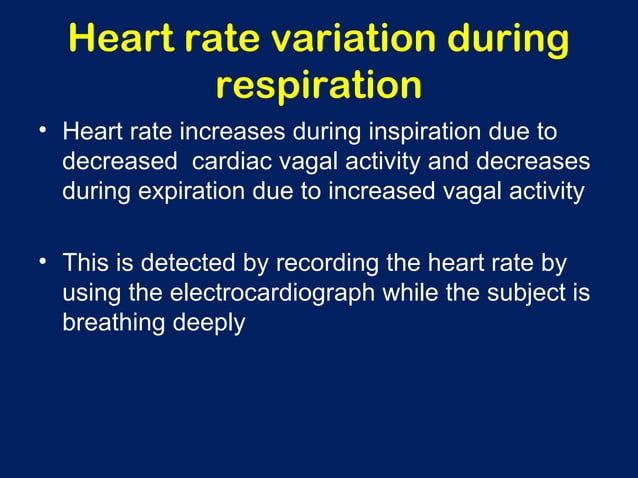 Autonomic Function Tests Ppt