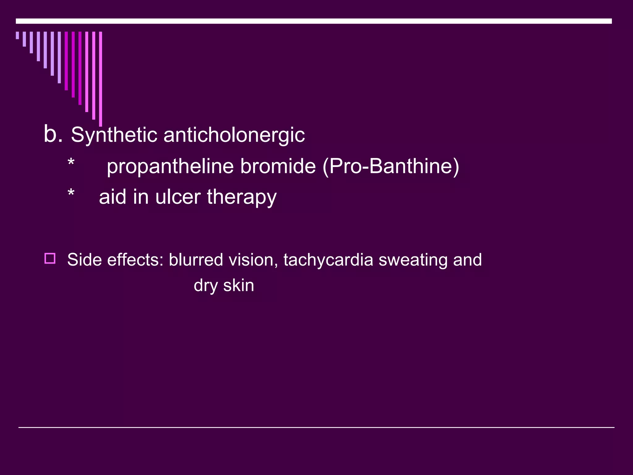 Autonomic nervous system - pharmacology | PPT