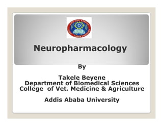 Autonomic nervous system ( by Dr. Takele Beyene,DVM,MSc,@AAU) | PDF