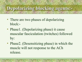 Pharmacology of the Autonomic nervous system | PPT