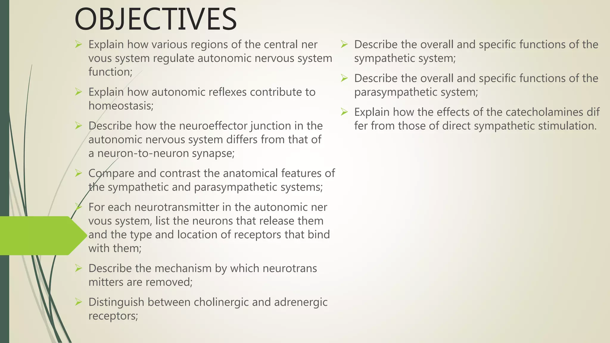 Autonomic nervous system | PPTX