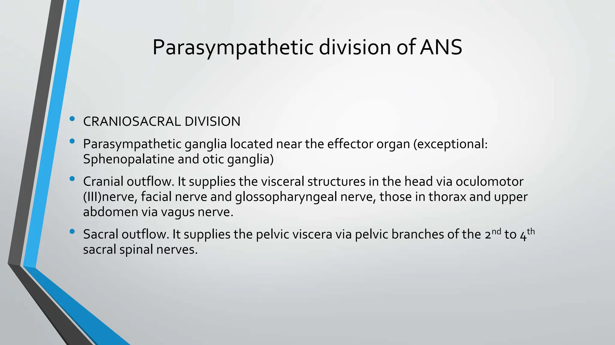 Autonomic nervous system sympathetic and parasympathetic system | PPTX