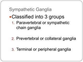 Autonomic nervous system (ans) | PPTX