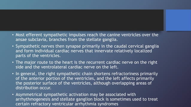 Autonomic Nervous System effects on the heart and.pptx | Heart and ...