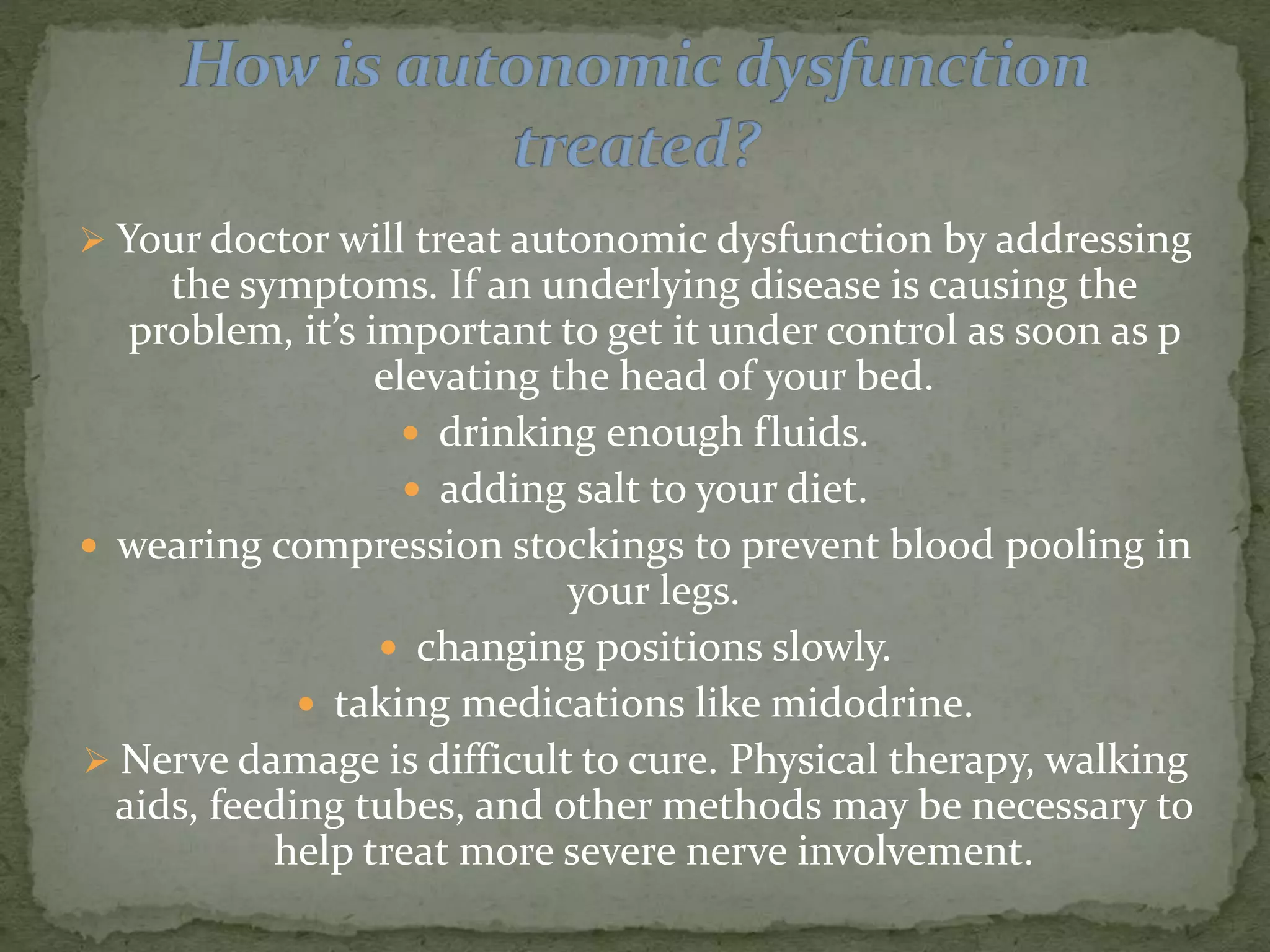 Autonomic nervous system its examination and lesions. | PPTX
