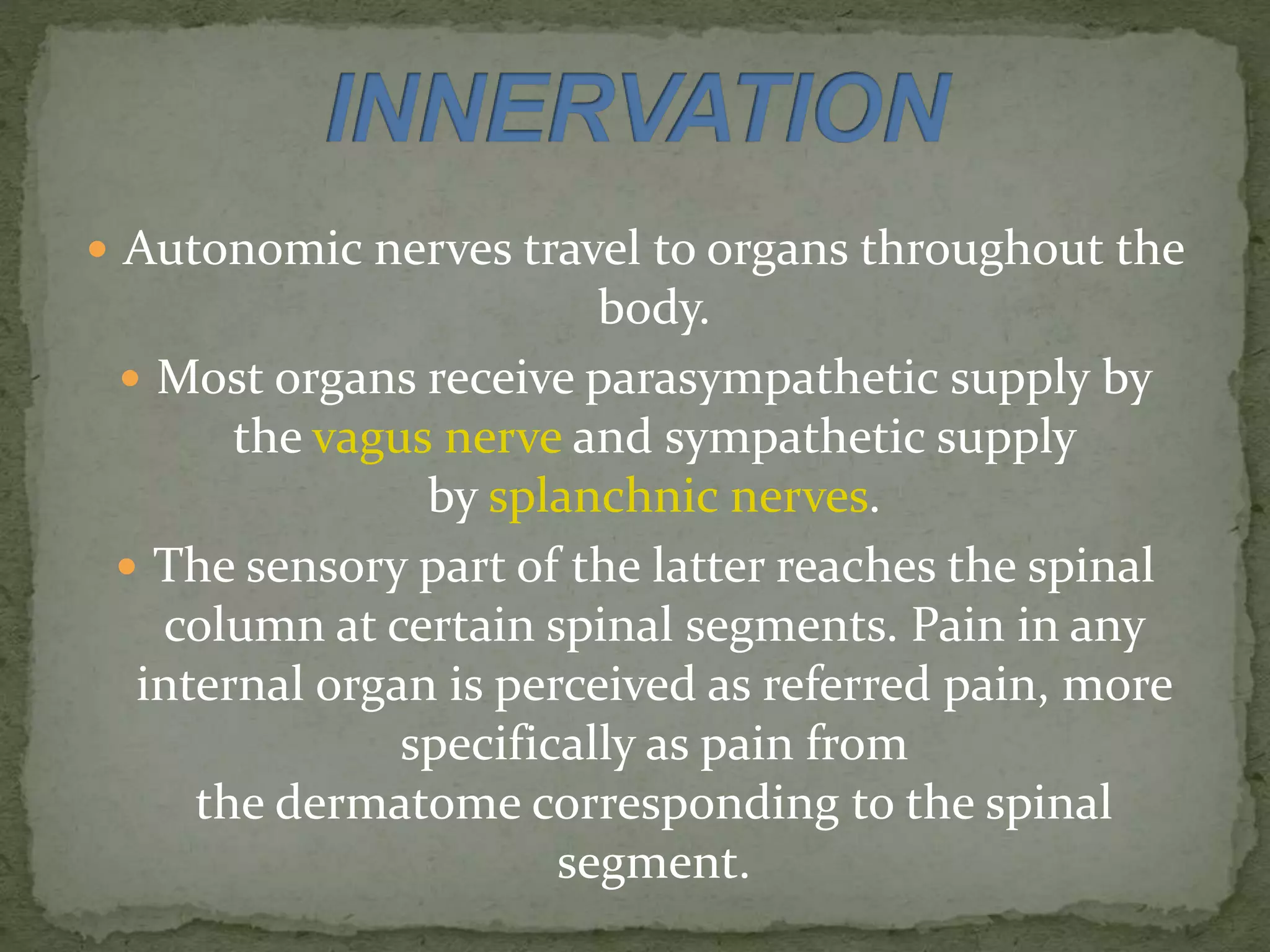 Autonomic nervous system its examination and lesions. | PPTX