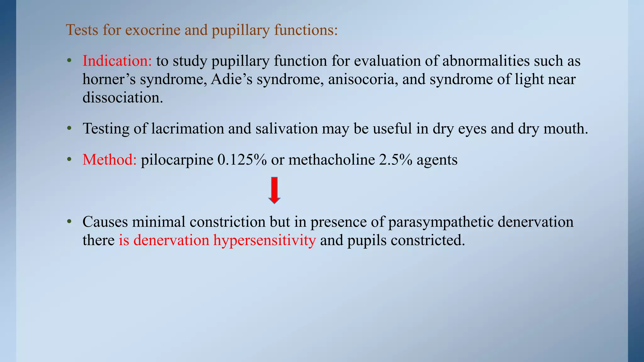 Autonomic nervous system testing | PPTX