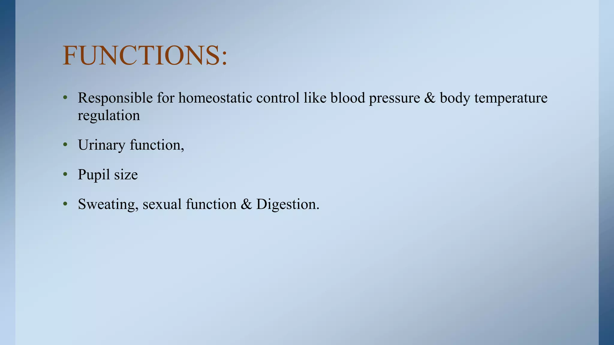 Autonomic nervous system testing | PPTX