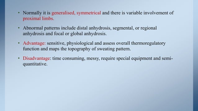 Autonomic nervous system testing | PPTX