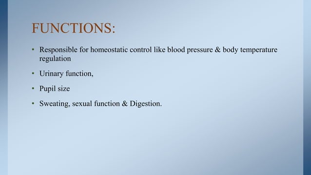 Autonomic nervous system testing | PPTX