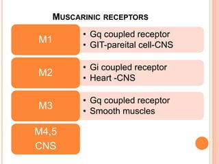 Autonomic receptors | PPTX