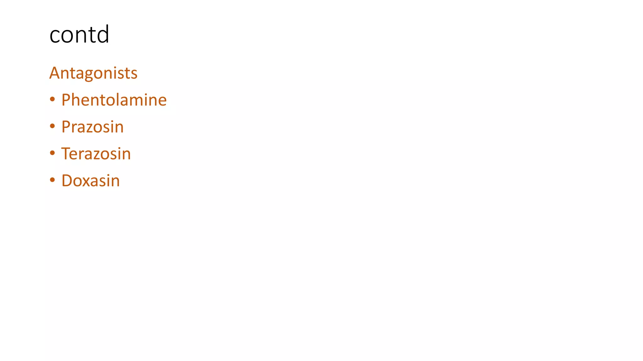 Autonomic receptors and drugs | PPT