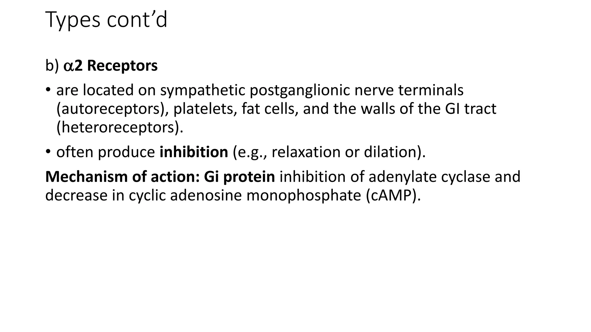 Autonomic receptors and drugs | PPT