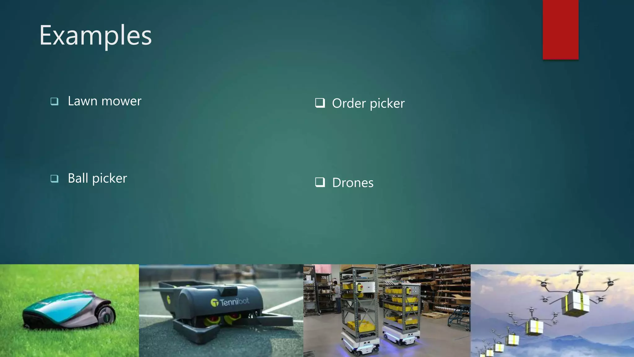Autonomous mobile-robots | PPTX | Robotics | Technology & Computing