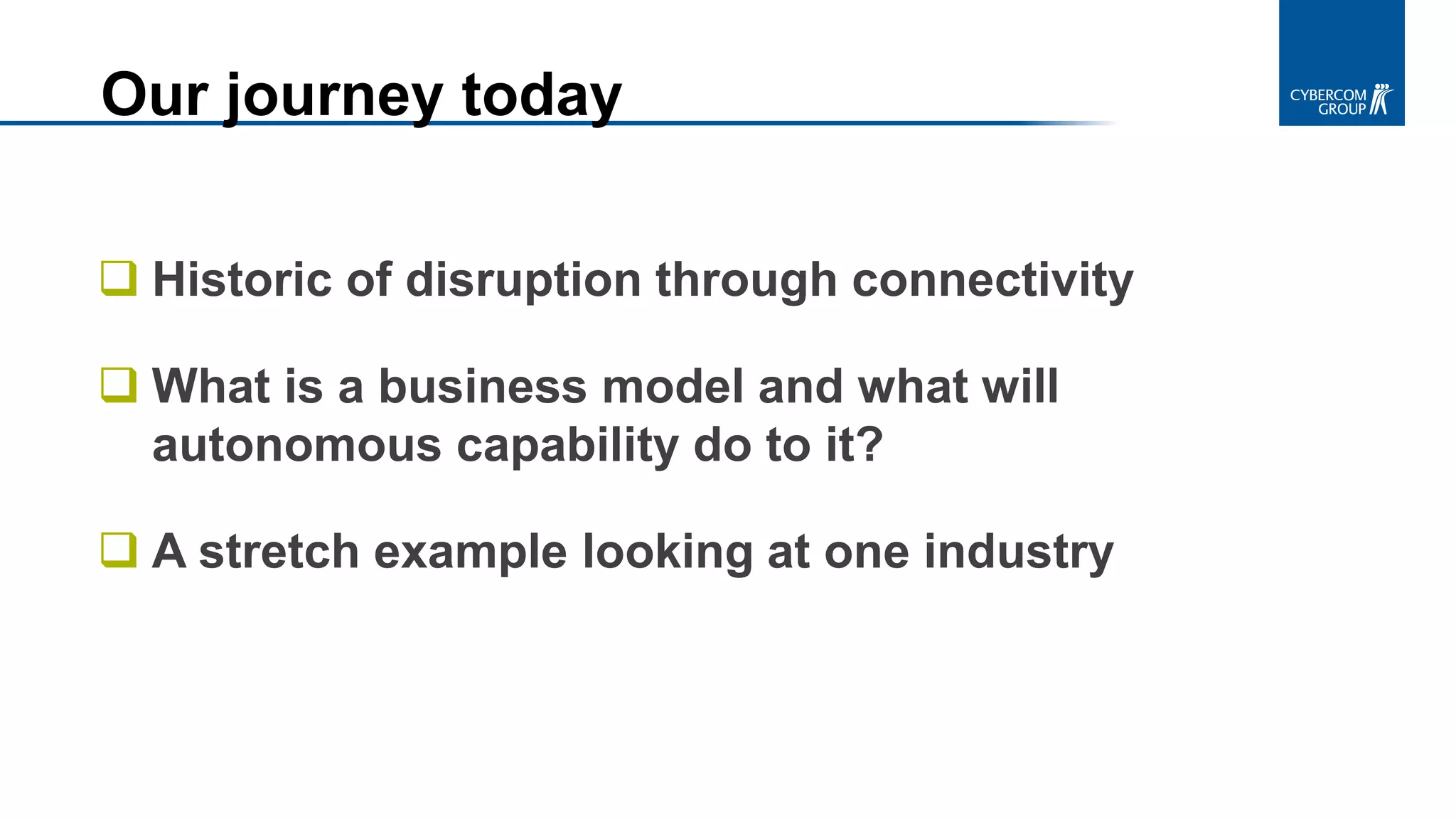 Autonomous the next enabler for business model disruption | PPTX ...