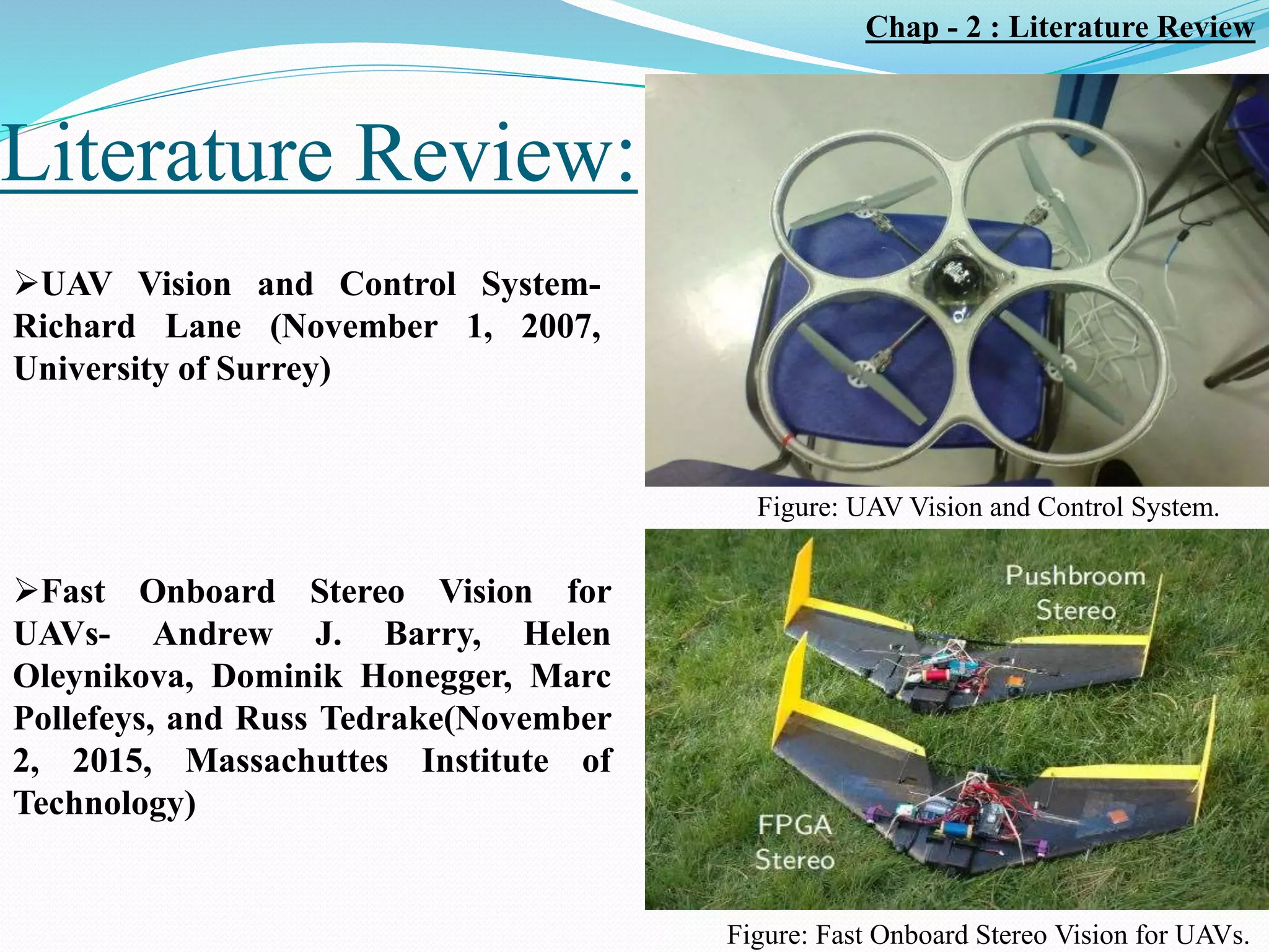 Autonomous aerial vehicle based on computer vision | PPTX