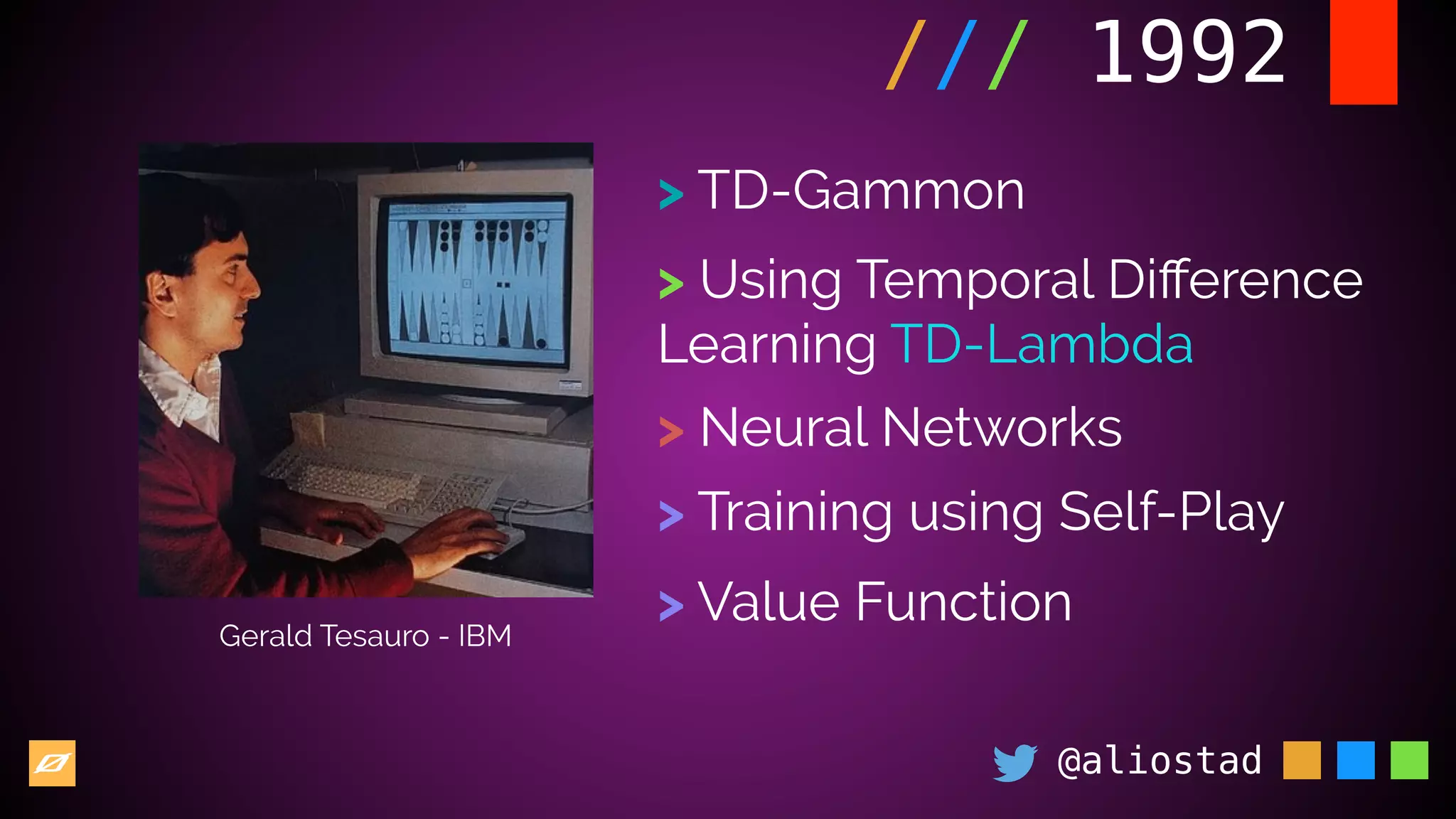 Autonomous Agents With Deep Reinforcement Learning Oredev 2018 Ppt