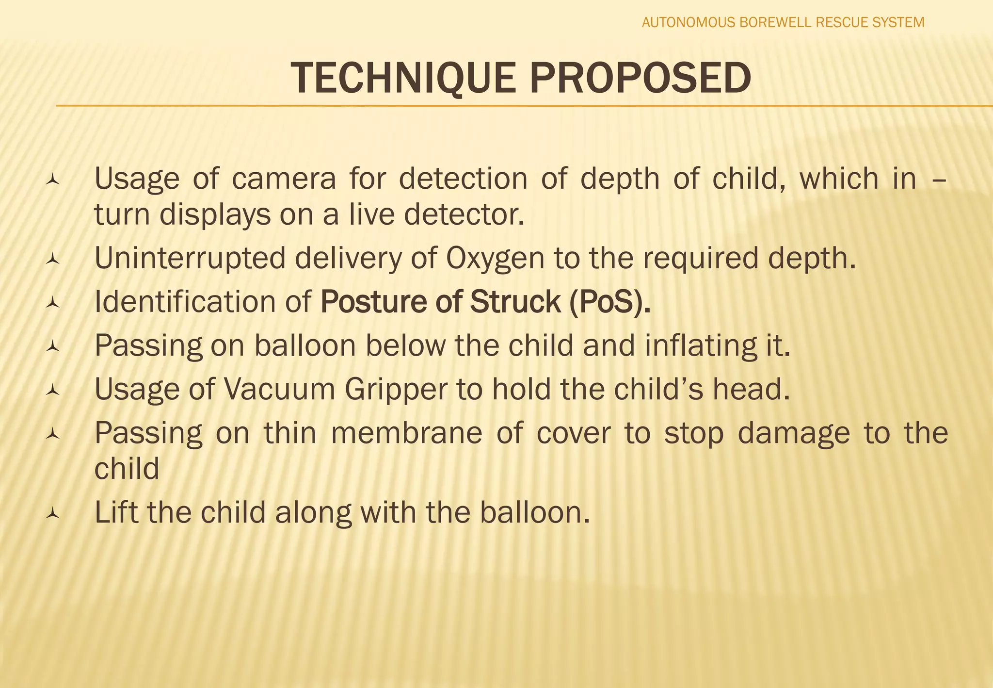 Autonomous borewell rescue system | PDF