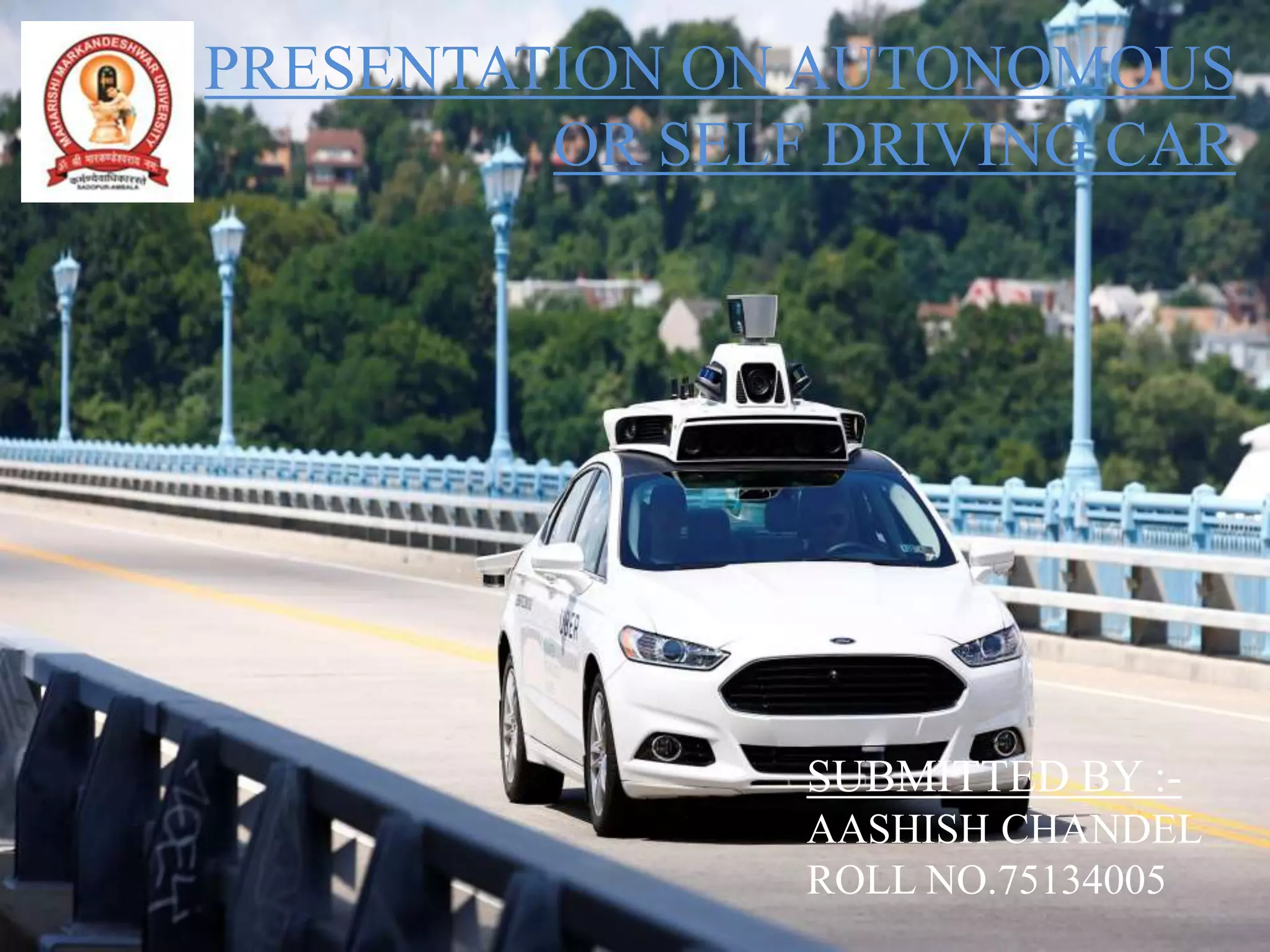 Autonomous car | PPTX
