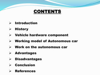 Autonomous car ; google car | PPT